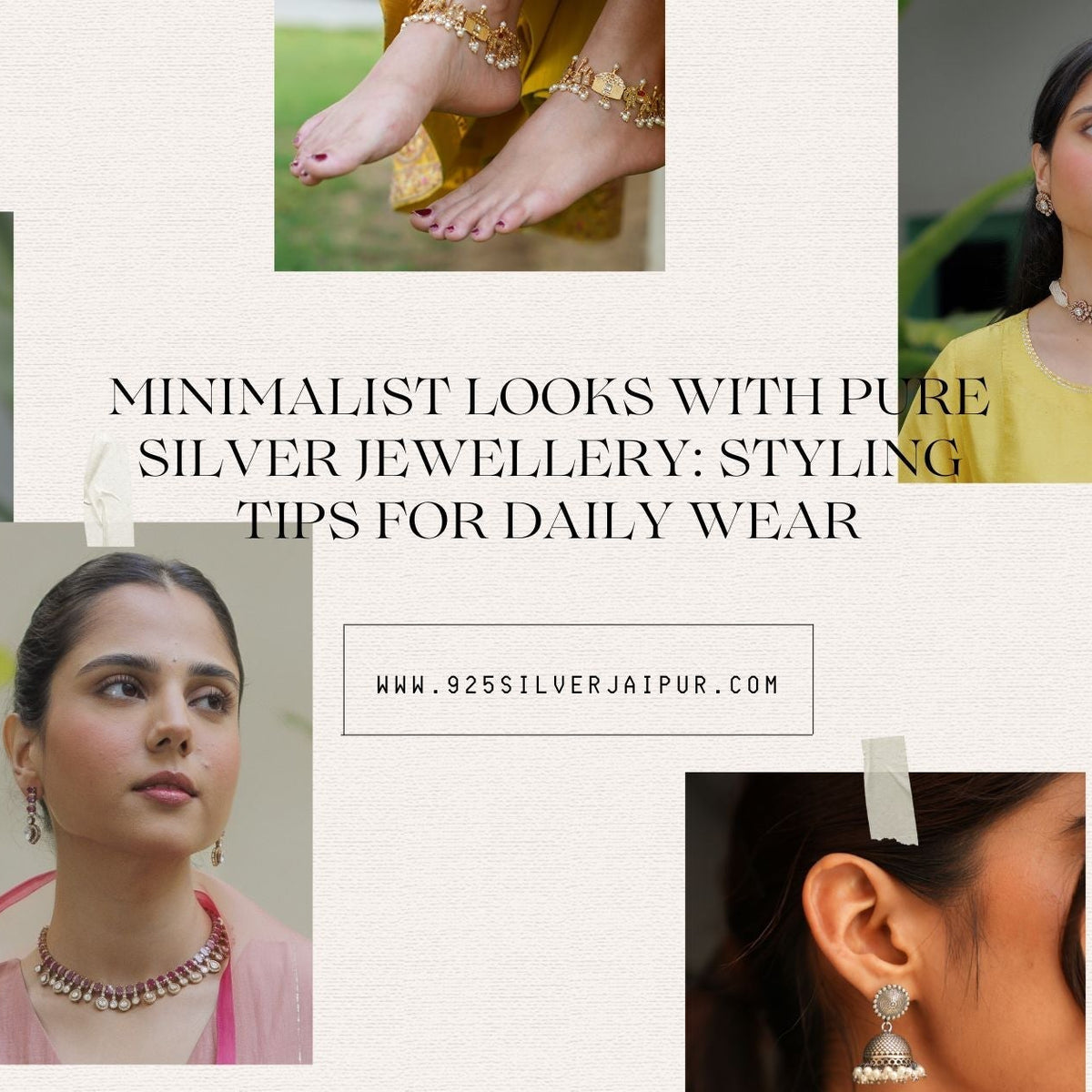 Minimalist Looks with Pure Silver Jewellery: Styling Tips for Daily We ...