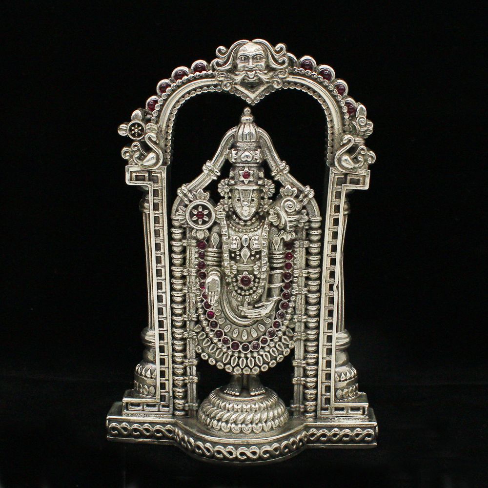 Buy Silver Tirupati Balaji Murti Online – Pure Silver Balaji Idol for ...